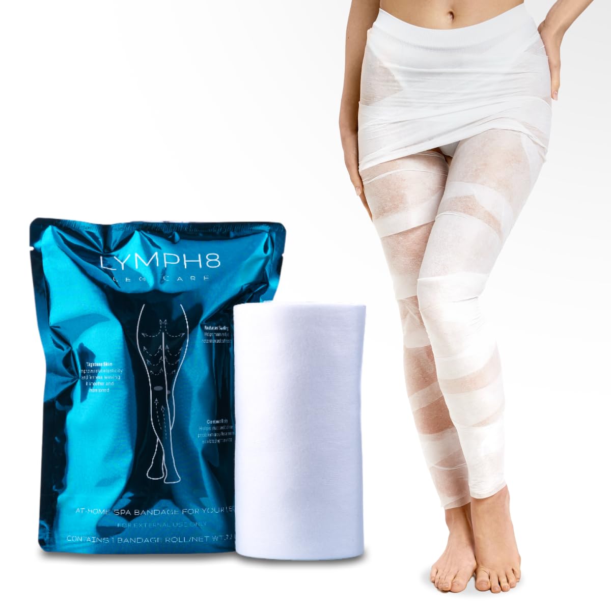Amazon.com : LYMPH8 Body Wrap Lymphatic Drainage & Sculpting. Cooling ...