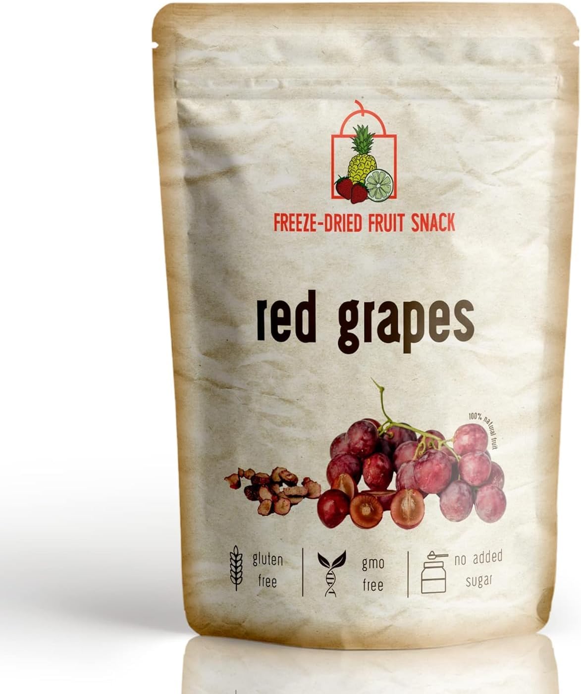Amazon.com: Freeze Dried Grapes 7 Pack Snack Pouches Freeze Dried ...