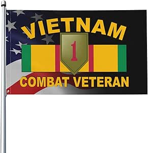 Amazon.com : 1st Infantry Division Vietnam Veteran Flag 3x5 Ft UV ...