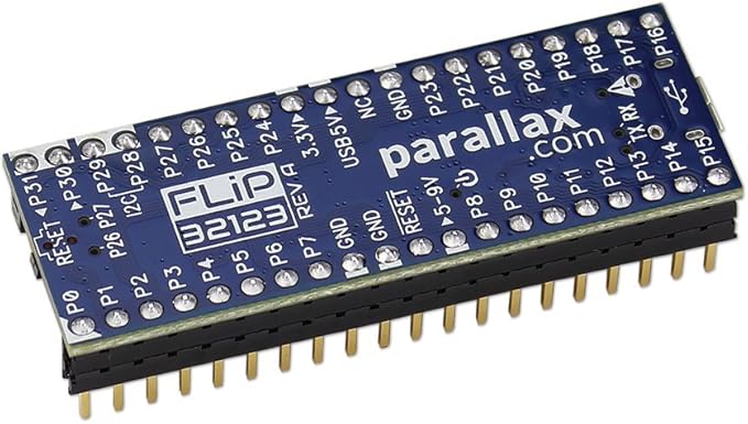 Amazon.com: Parallax Propeller FLiP Microcontroller Module : Industrial ...