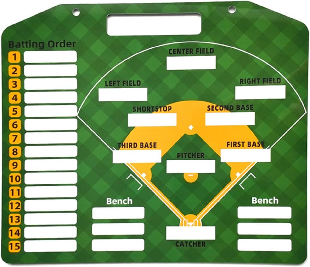 Baseball Lineup Board, Basketball Coachees Board, Double Sided Lineup ...