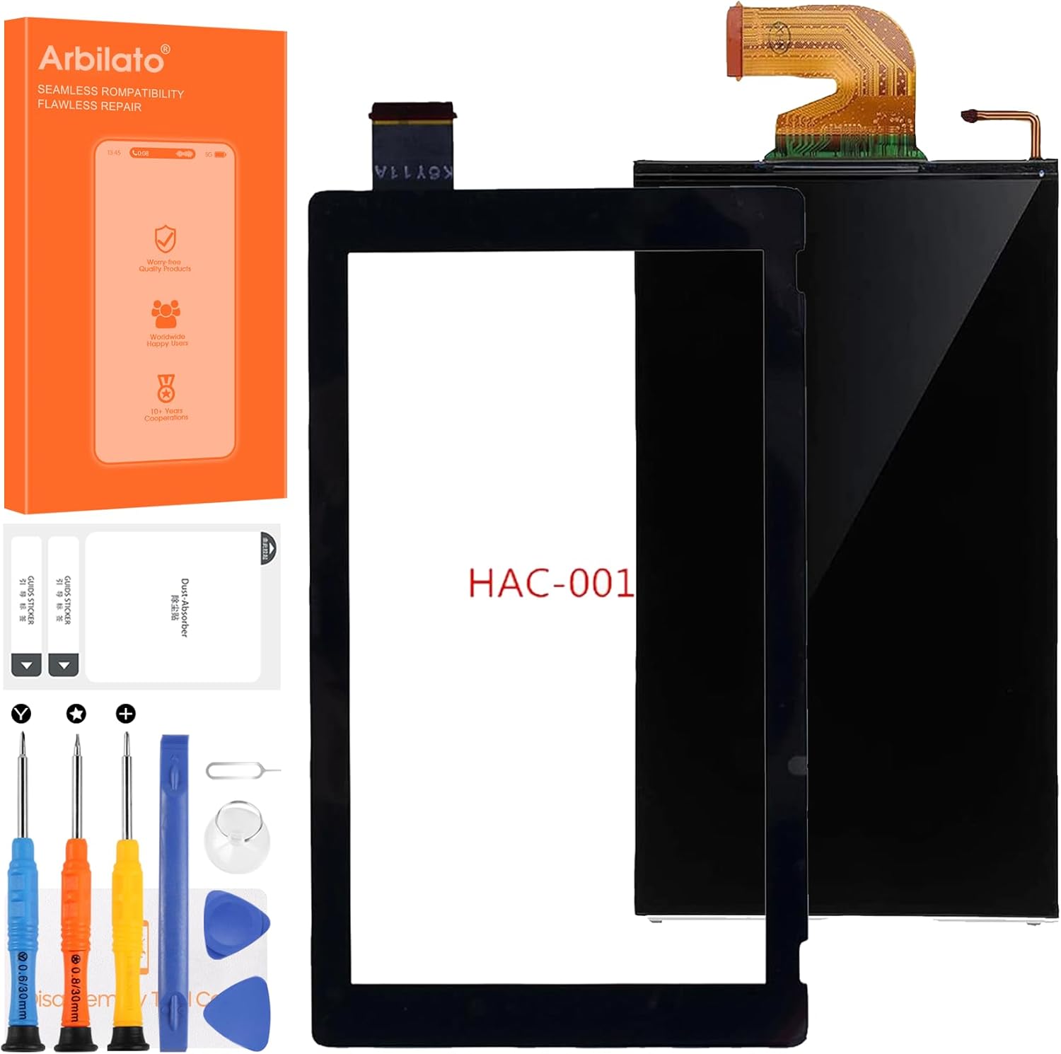 Amazon.com: Screen for Nintendo Switch Screen Replacement for Switch V1 ...