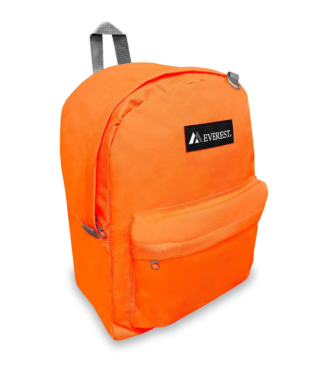 Amazon.com | Everest Classic Backpack, Tangerine, One Size | Casual ...