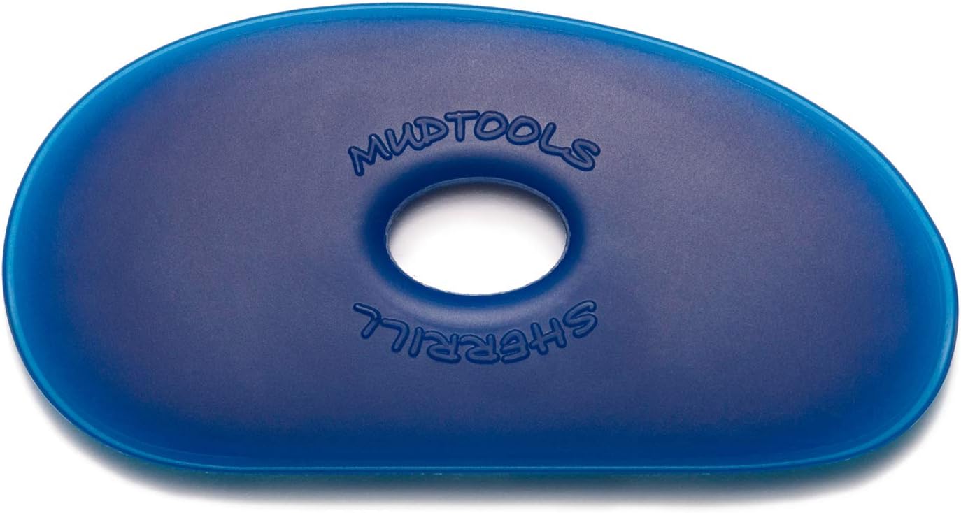 Amazon.com: Mudtools Polymer Rib Blue Size 1 Firm - Kidney Shape ...