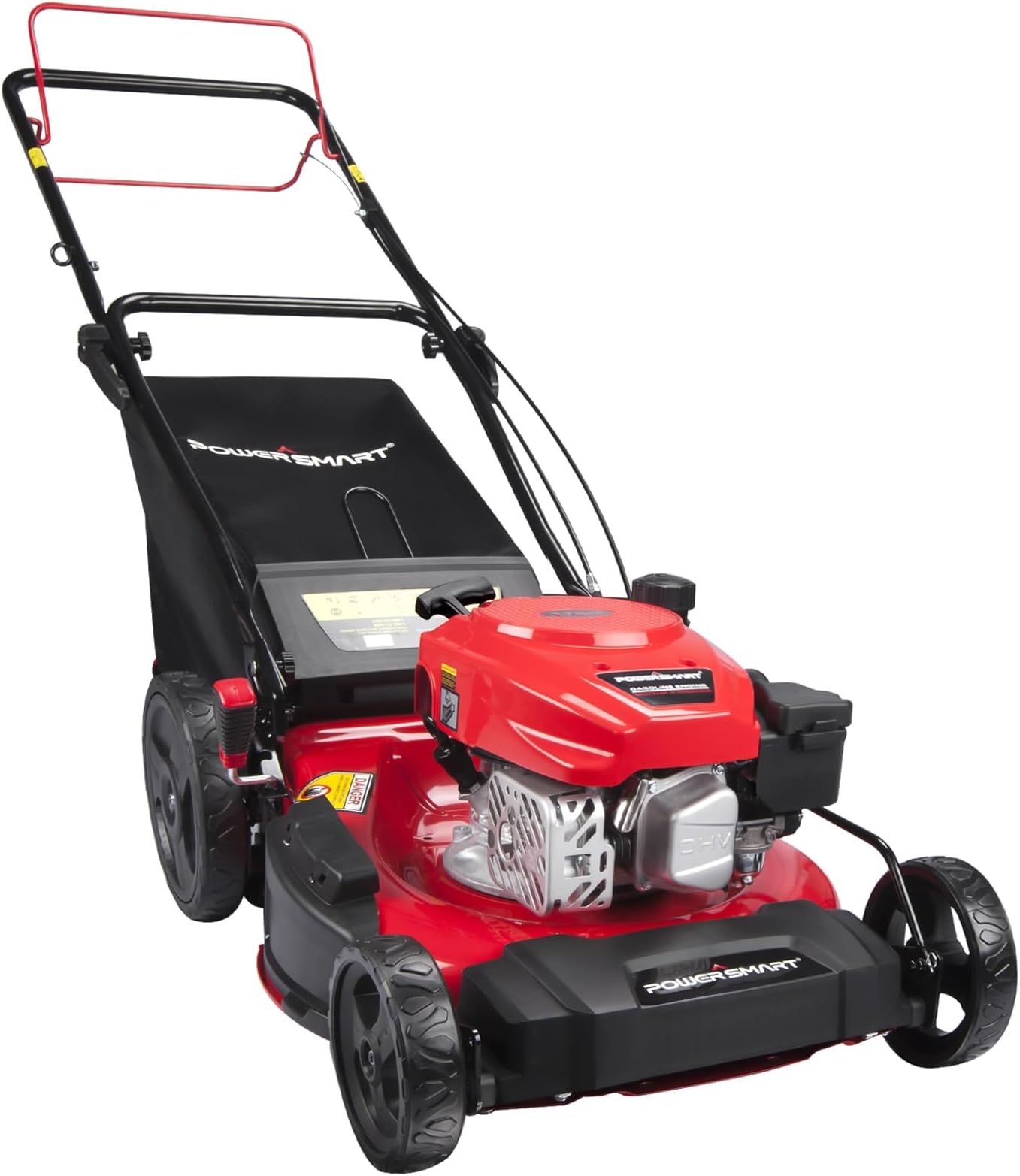 Amazon.com : PowerSmart 21 in. 170cc RWD Self Propelled Gas Lawn Mower ...