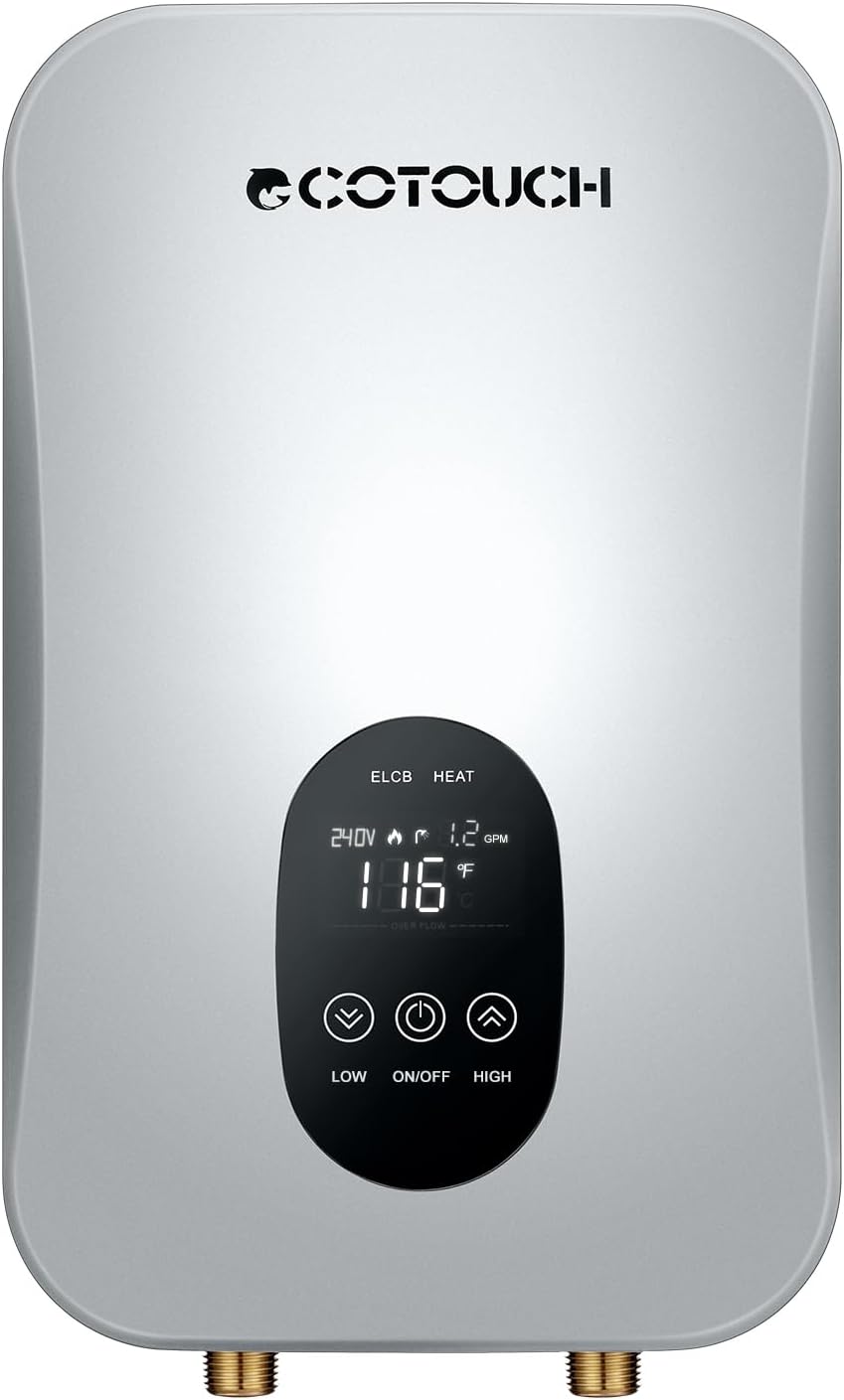 240V 5.5KW 4.5KW 3.5KW Instant Electric Hot Tankless Water Heater 3 ...