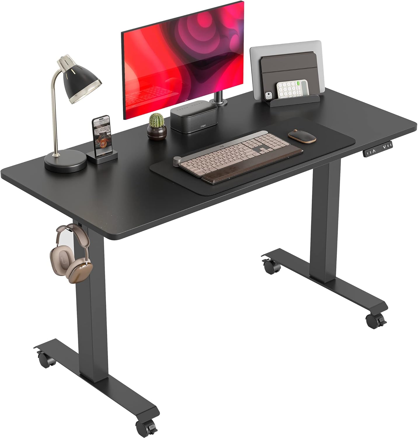 Amazon.com: CubiCubi Adjustable Standing Desk 48 * 24 Inches Dual ...