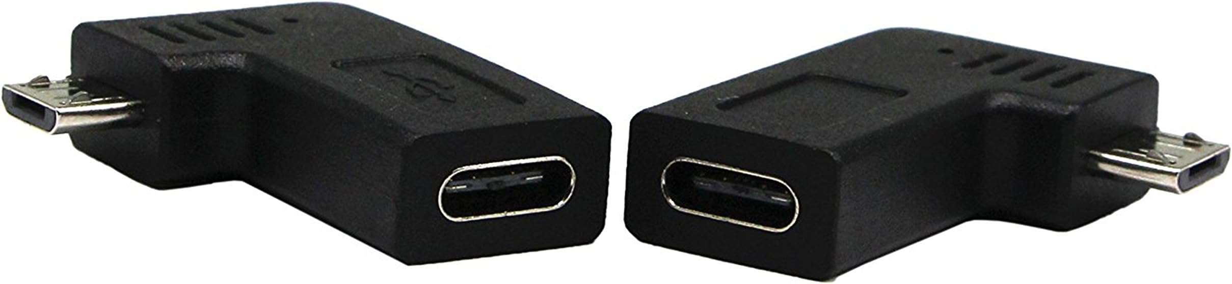 Amazon.com: zdyCGTime Micro USB 2.0 to USB C Adapter,Right & Left Micro ...