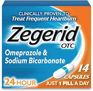 Zegerid OTC 24-Hour Heartburn Relief, The Only Proton Pump Inhibitor ...
