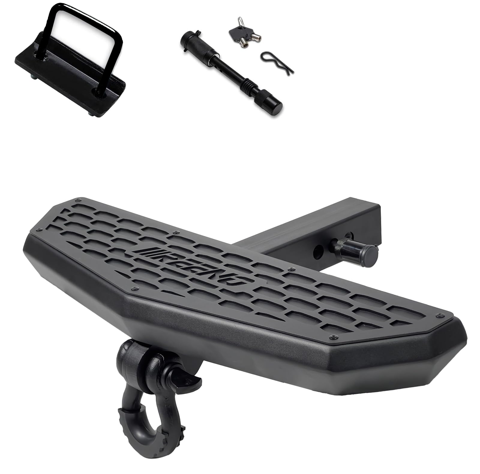 IIIREENO 24" Hitch Step Armor Fit for 2" Hitch Receiver Pickup Truck ...