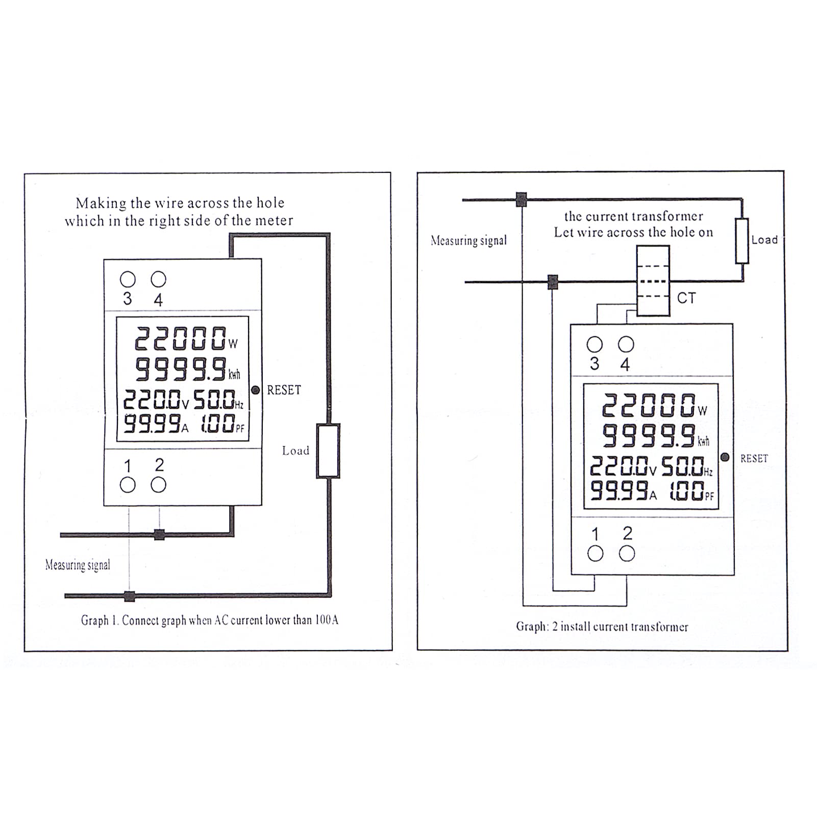 Snapklik.com : Electricity Single Phase Energy Meter Tester Electricity ...