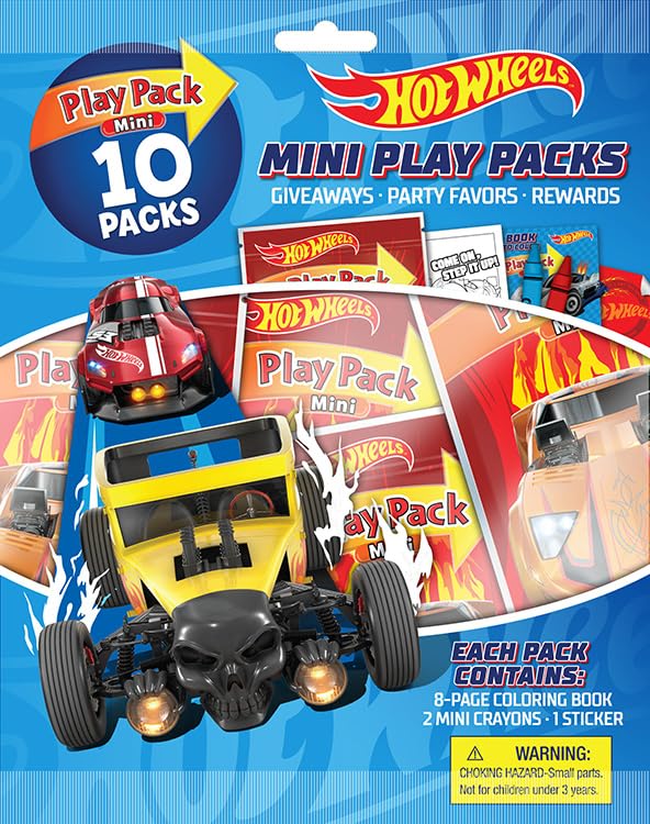 Snapklik.com : Hot Wheels Play Packs Race Car Party Favors Hot Wheels ...