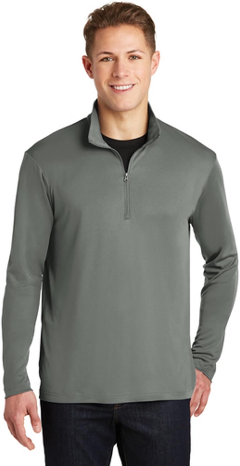 SPORT-TEK PosiCharge Competitor 1/4-Zip Pullover. ST357 at Amazon Men’s ...