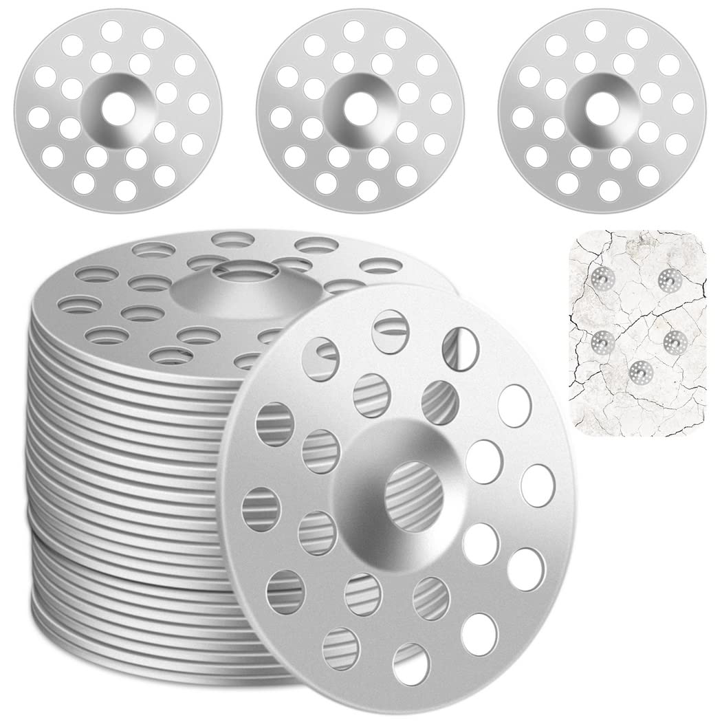 Amazon.com: Homaisson 200 Pieces 1inch Plaster Washers, Metal Washers ...