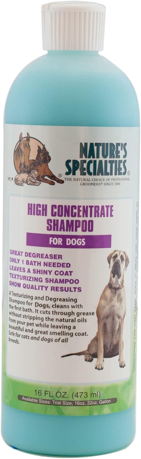 Nature's Specialties High Concentrate Ultra Concentrated Dog Shampoo ...