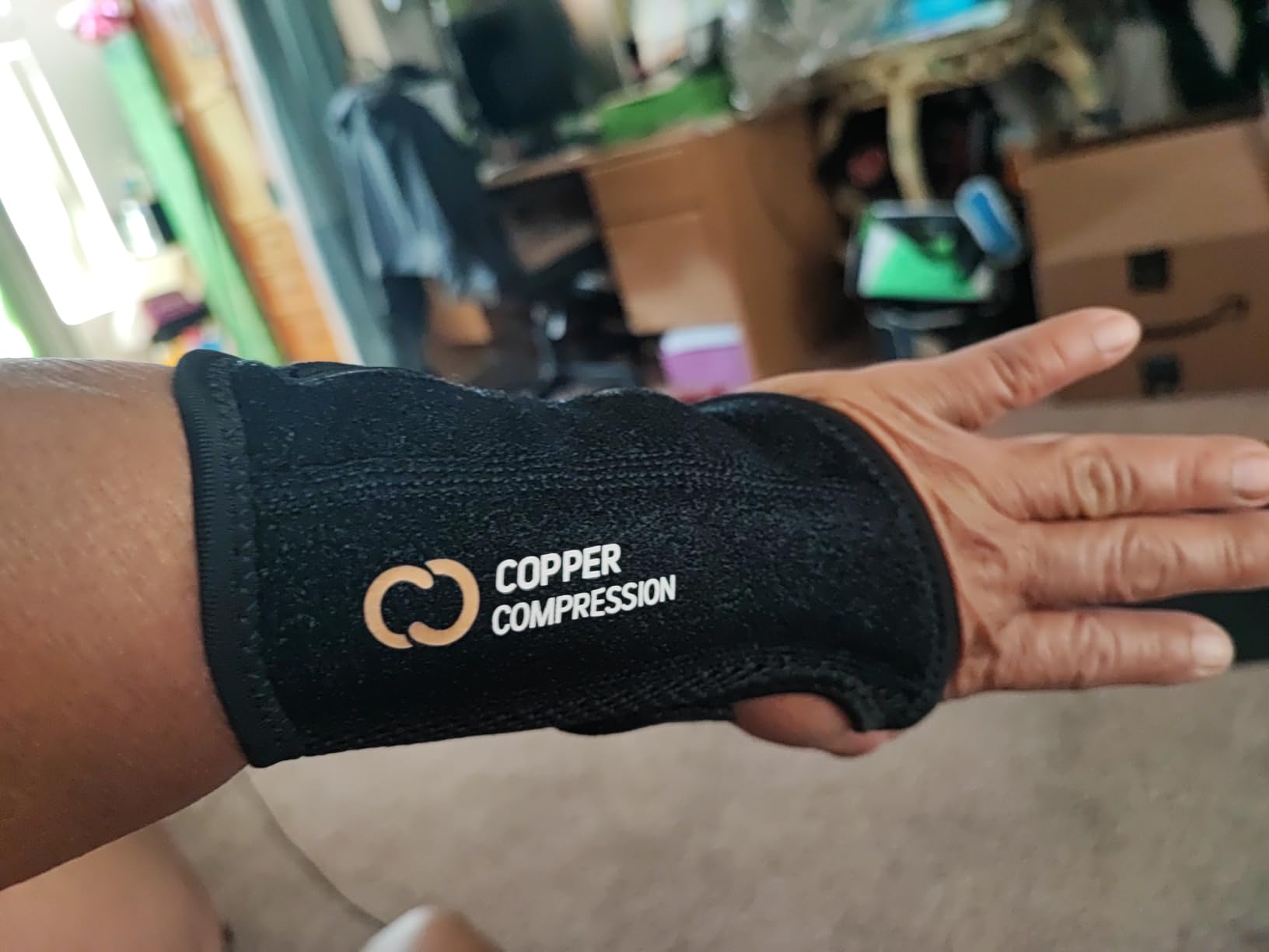 $6/mo - Finance Copper Compression Wrist Brace - Copper Infused ...