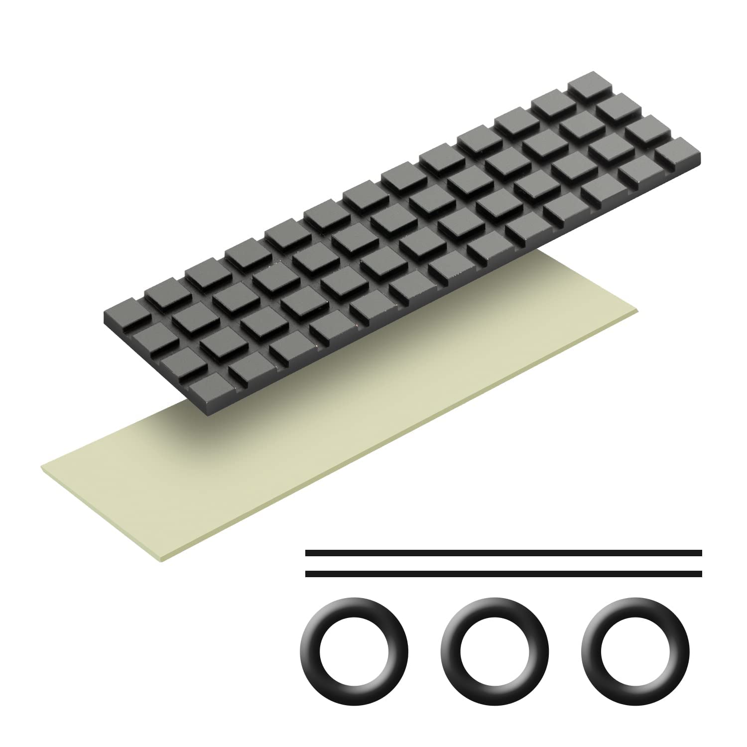 NVME M.2 Heatsink SSD Heatsink: Graphite Covered Pure Copper Heatsink ...