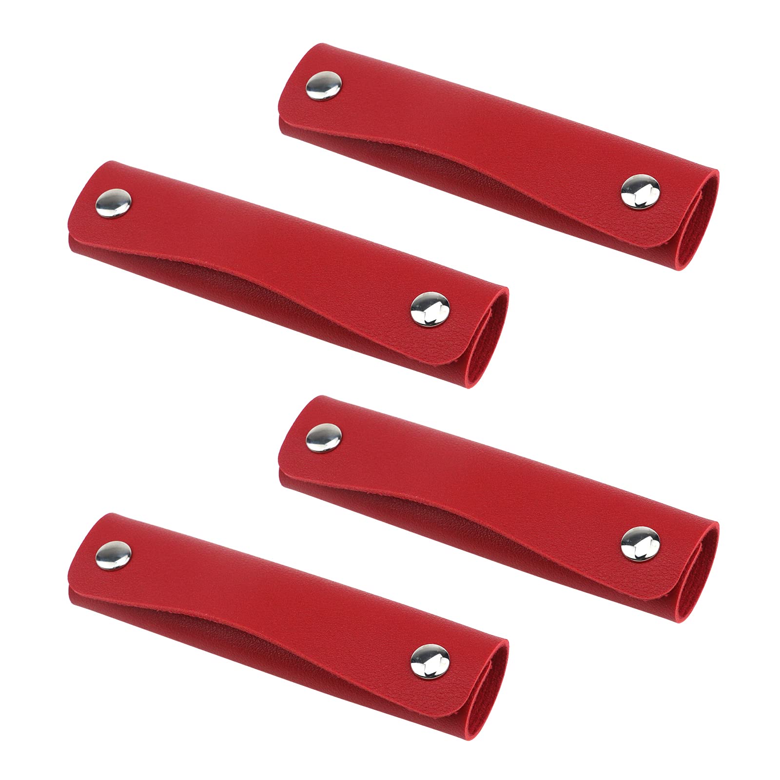 Amazon.com: Antrader 4-Pack Handbag Handle Leather Wrap Covers，Red ...