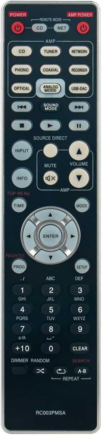 Amazon.com: RC003PMSA Replaced Remote Control Compatible with Marantz ...