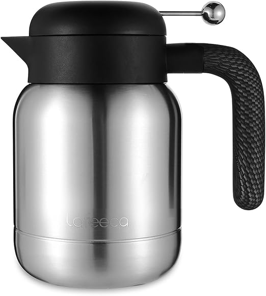 Amazon.com: Aura Thermal Coffee Carafe Tea Pot for Keeping Hot & Iced Cold - Vacuum Insulated ...