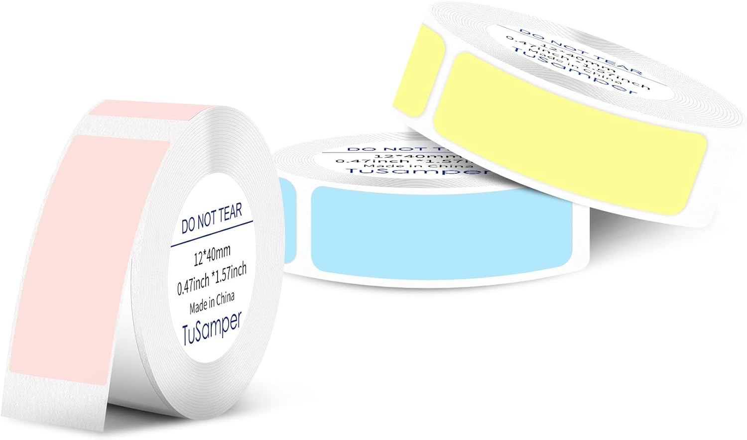 Amazon.com : TuSamper Label Maker Tape - D30 Label Tape, Multi Color ...