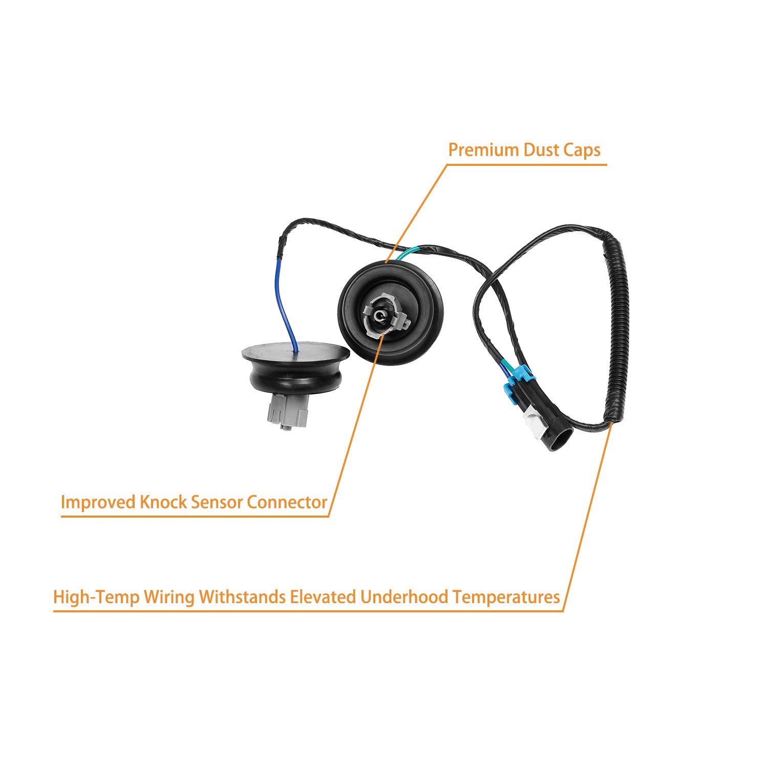 Snapklik.com : Knock Sensor Wiring HarnessFor Chevy Suburban Silverado ...