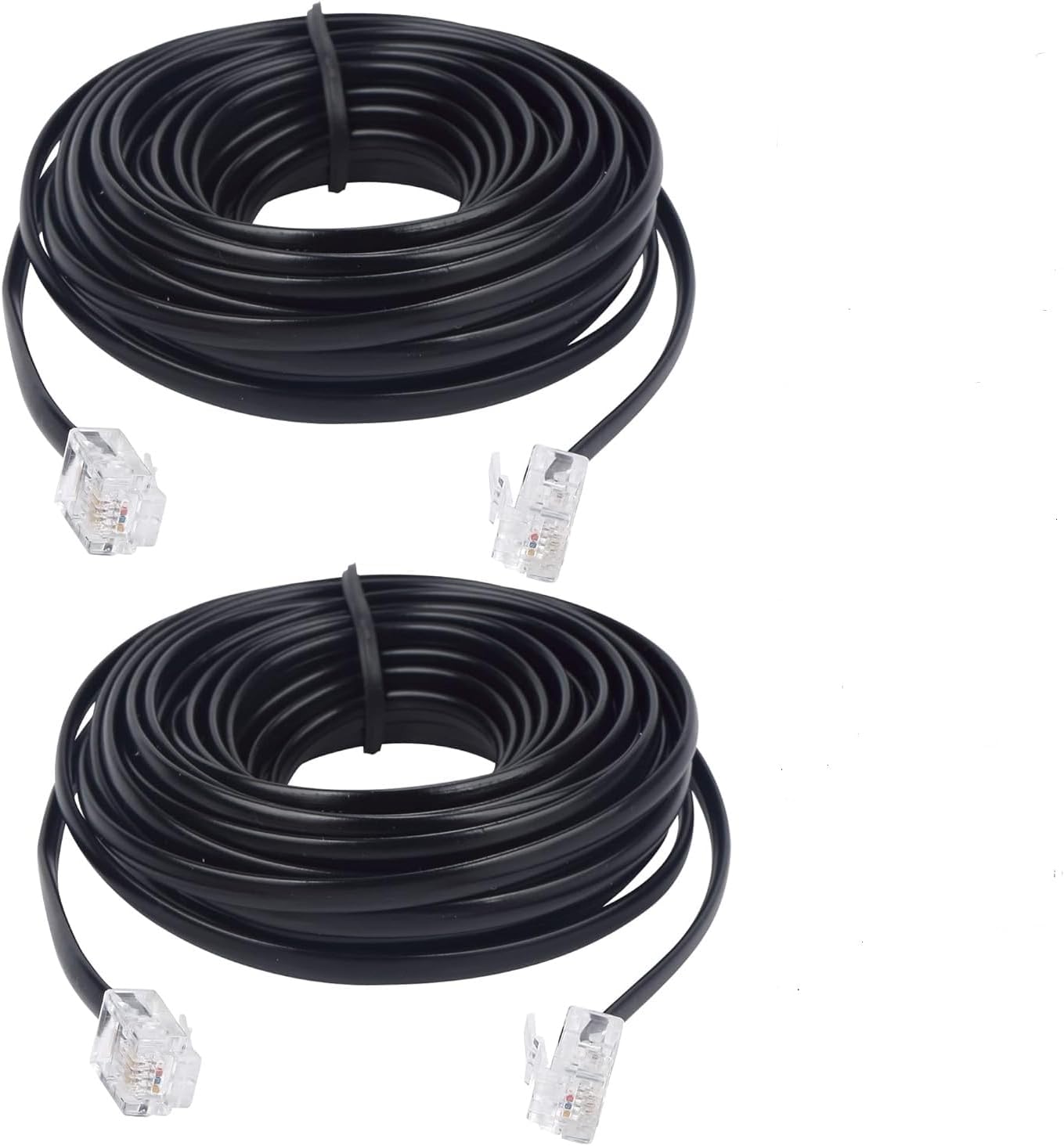 Ann-Tech Telephone Modem Line Cord Cable, Rj11 Plug To Plug 10 Meter ...