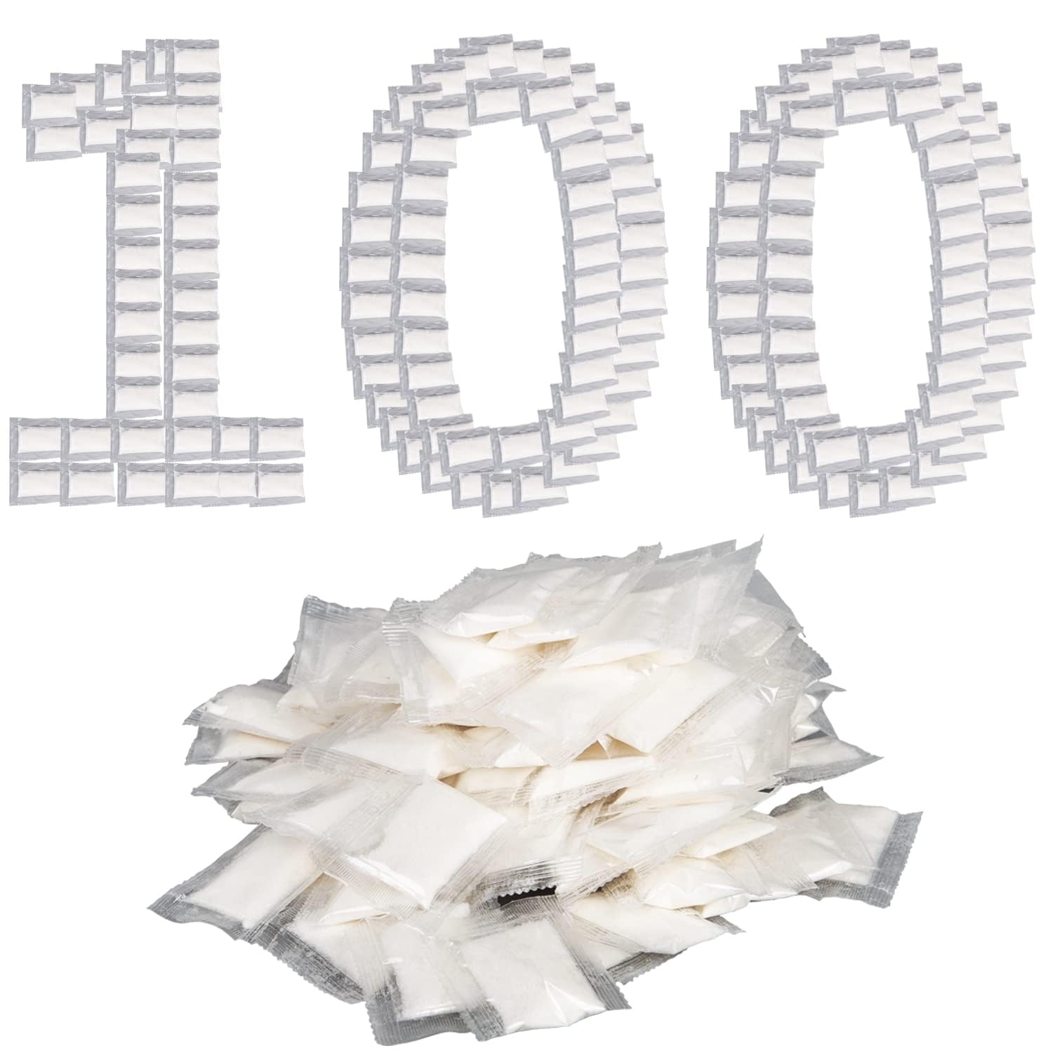 Amazon.com: Pack of 100 Super Absorbent Pads Gel for Commode Liners ...