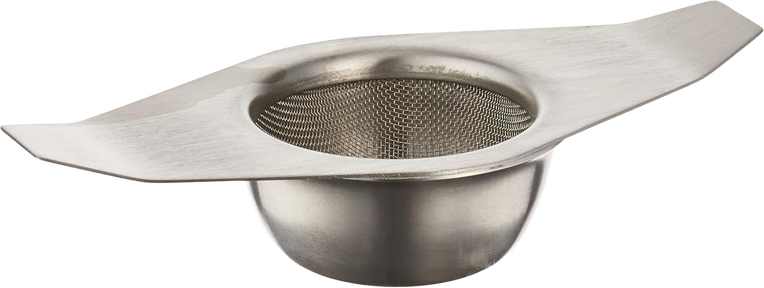 Amazon.com: Sunnex 11209 Stainless Steel Tea Strainer with Drip Bowl ...