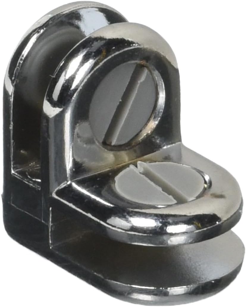 Chrome 2-Way Metal Glass Diplay Connector GordonGlass by GordonGlass ...