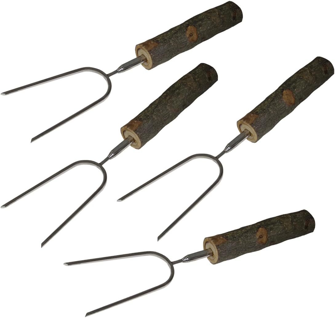 Amazon.com: Grip Tree Bark Telescopic Camping Fork (4 pack) - Extends ...