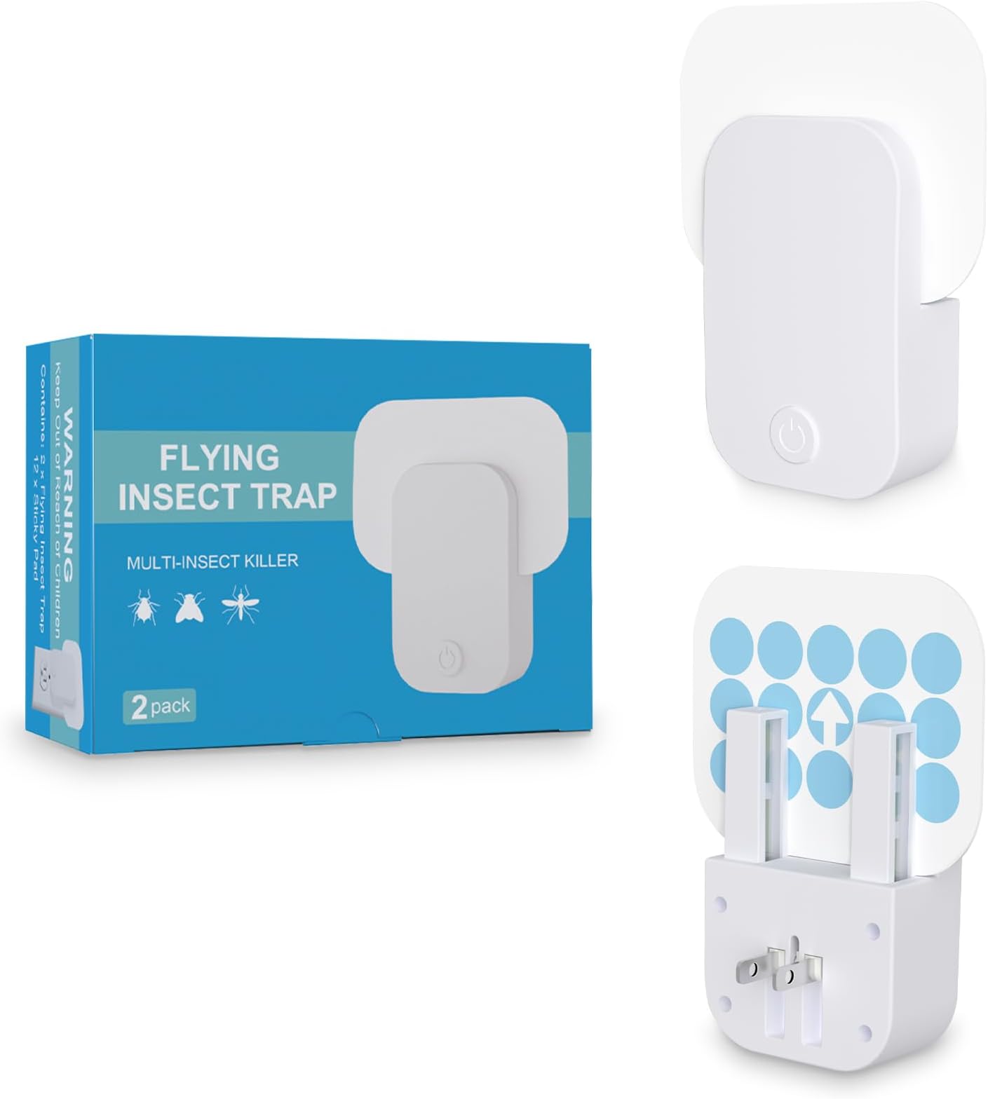 Amazon.com : Catchmaster Glostik Flying Insect Trap 1-Pk, LED Light ...