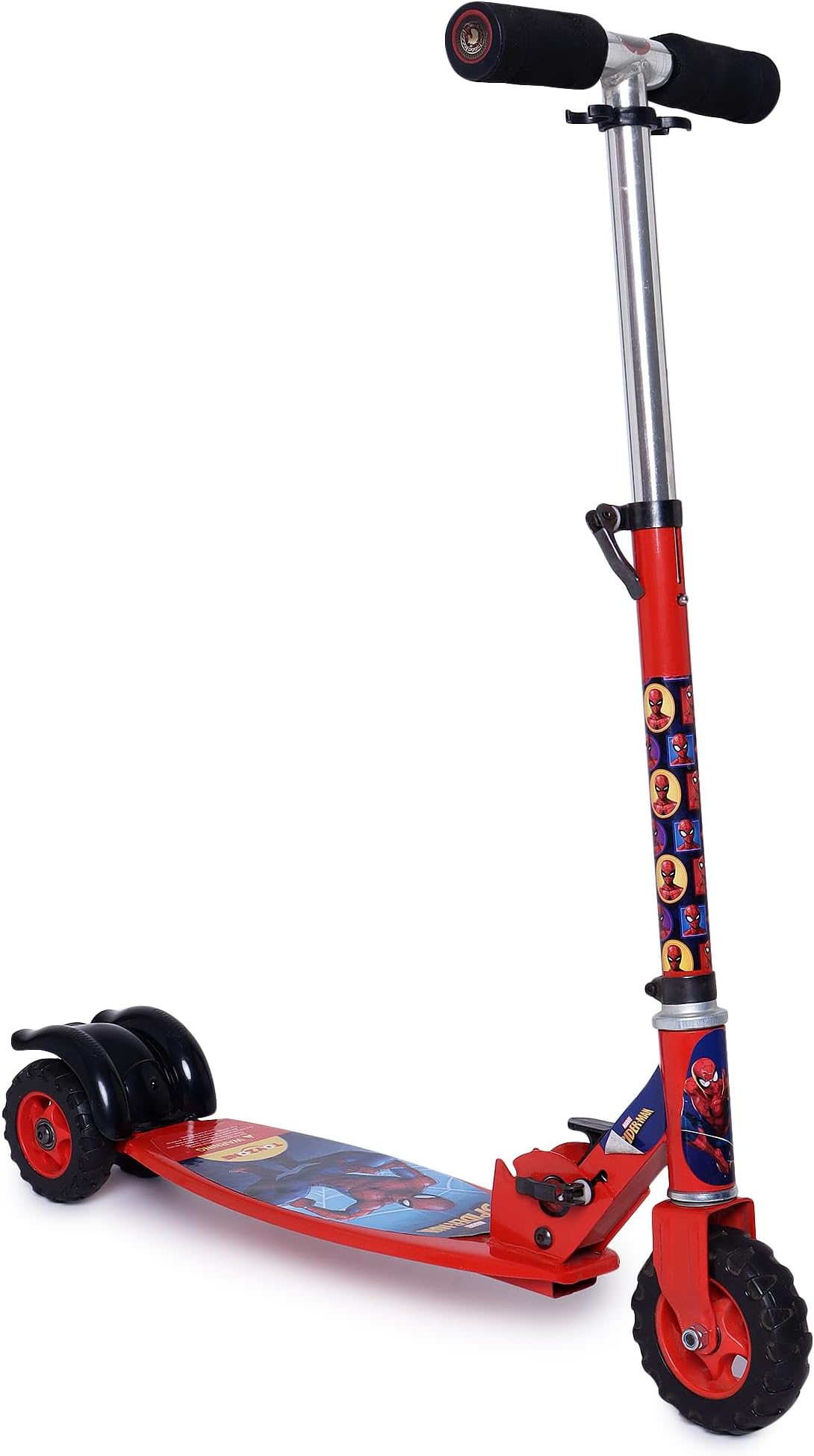 Toyzone Spiderman Scooter Oval-6663| Kids Skate |3 Wheel Kids Scooter ...