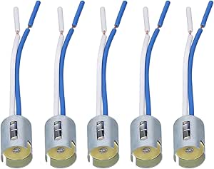 Amazon.com: 10PCS 1156 Bulb Socket Part LED Turn Light Holder Bulb ...
