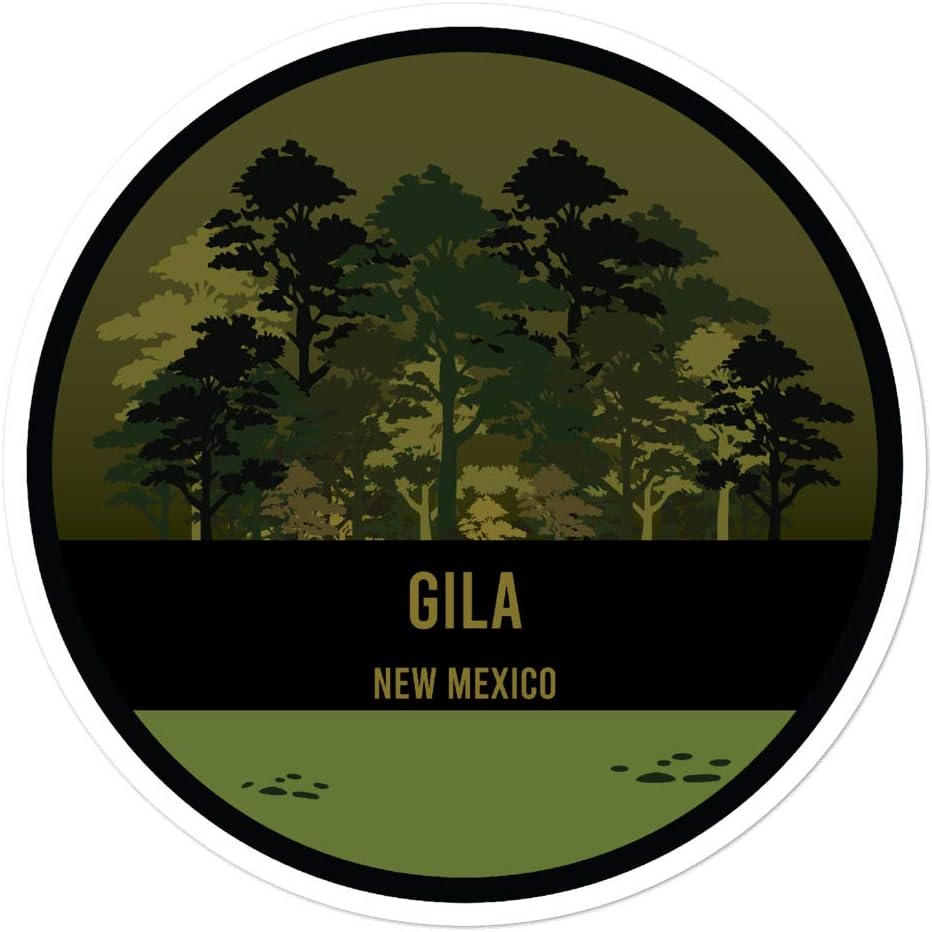 Amazon.com: Lisimori Stickers Gila National Forest (Grove) Vinyl ...