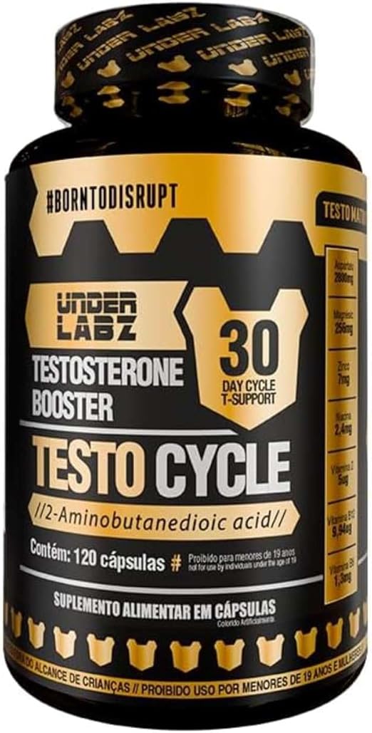 Testo Cycle - Under Labz | 120 Cápsulas - 30 Doses | Suplemento ...