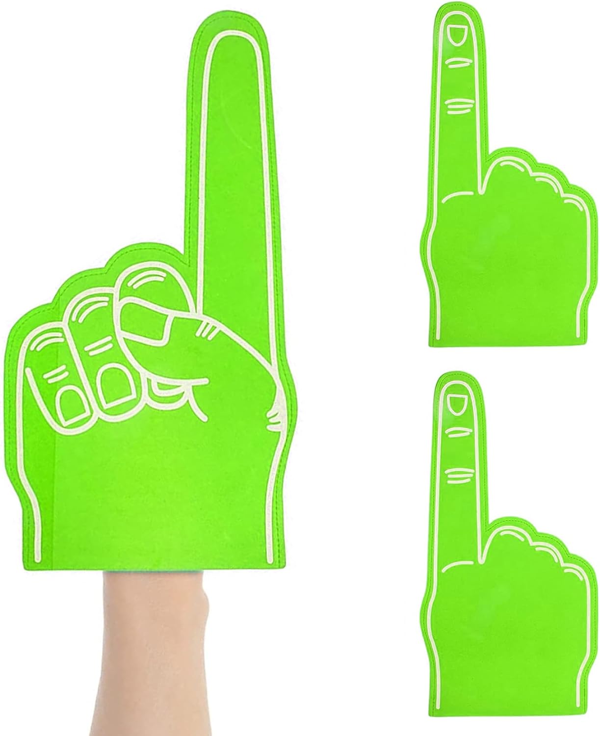Amazon.com: Giant Foam Finger 18 Inch Giant Foam Fingers Number 1 Foam ...