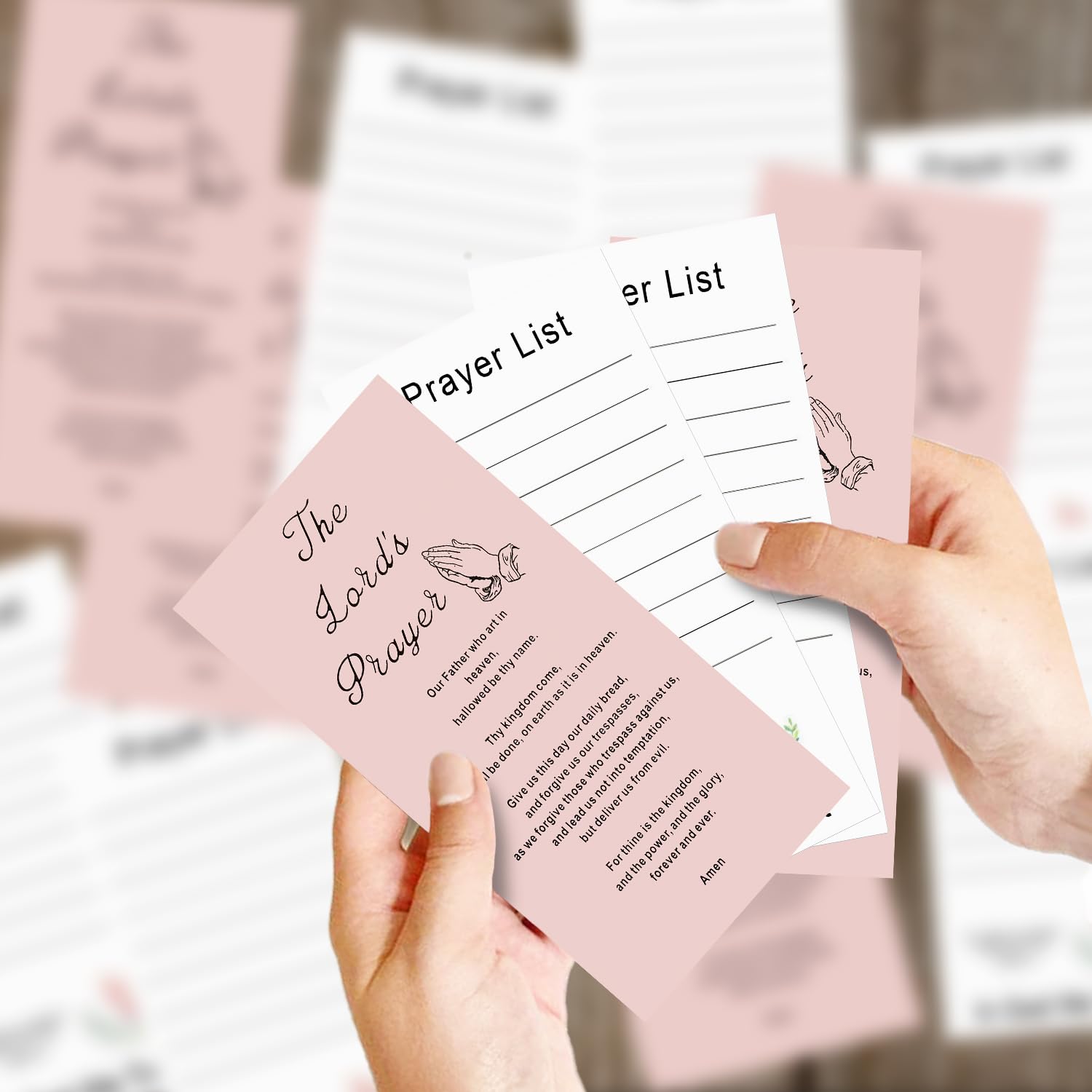 Amazon.com : Faithful Grace Prayer Cards, 50 Prayer List Cards for ...