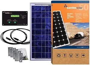 Amazon.com: Samlex America SRV50KIT 50W Solar Charging Kit : Patio ...