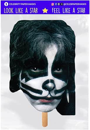 Amazon.com: Peter Criss Mask Celebrity Face Masks Singer Kiss On A ...
