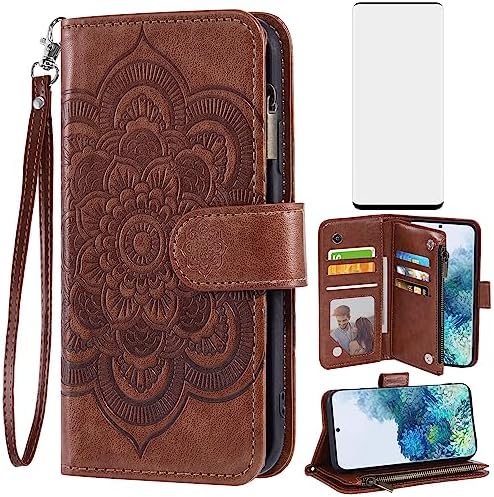 Amazon.com: Asuwish Phone Case for Samsung Galaxy S20 5G 6.2 inch Wallet Cover with Tempered ...
