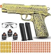 Amazon.com: Toy Guns with Automatic Reloading Rebound, Soft Bullet Toy ...