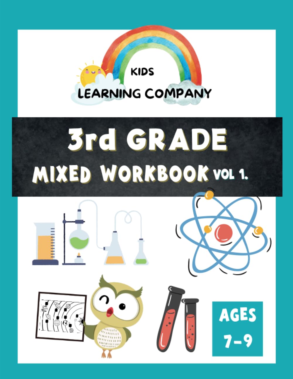 Amazon.com: 3rd Grade mixed workbook for ages 7-9 Vol 1: 3rd and 4th ...