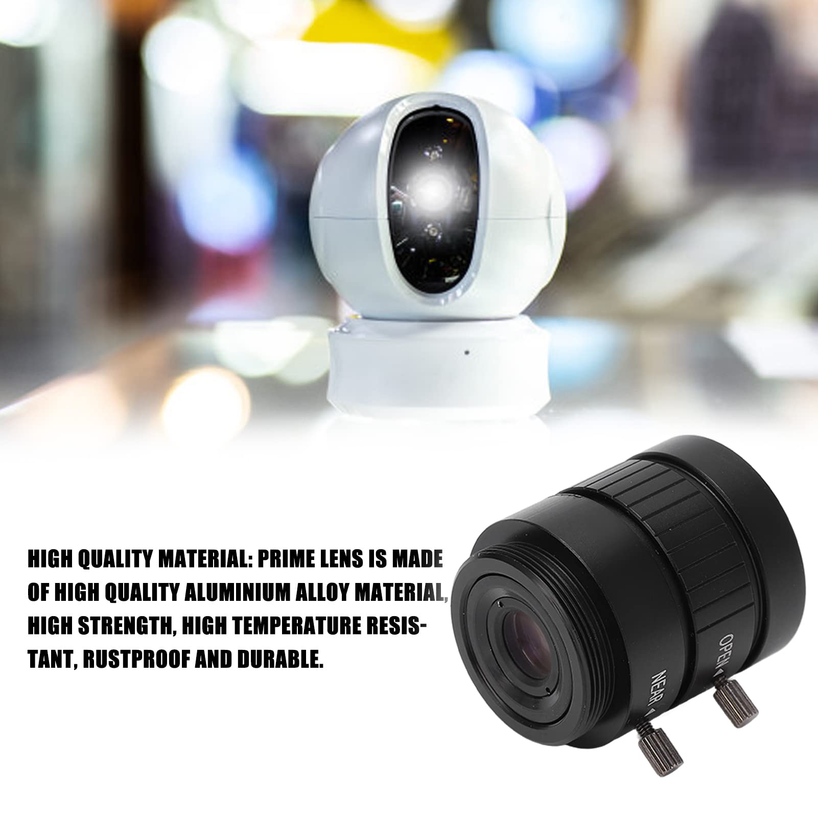 Panasonic Cctv Camera CS Mount Lens 8mm - Manual Focus - For Raspberry ...
