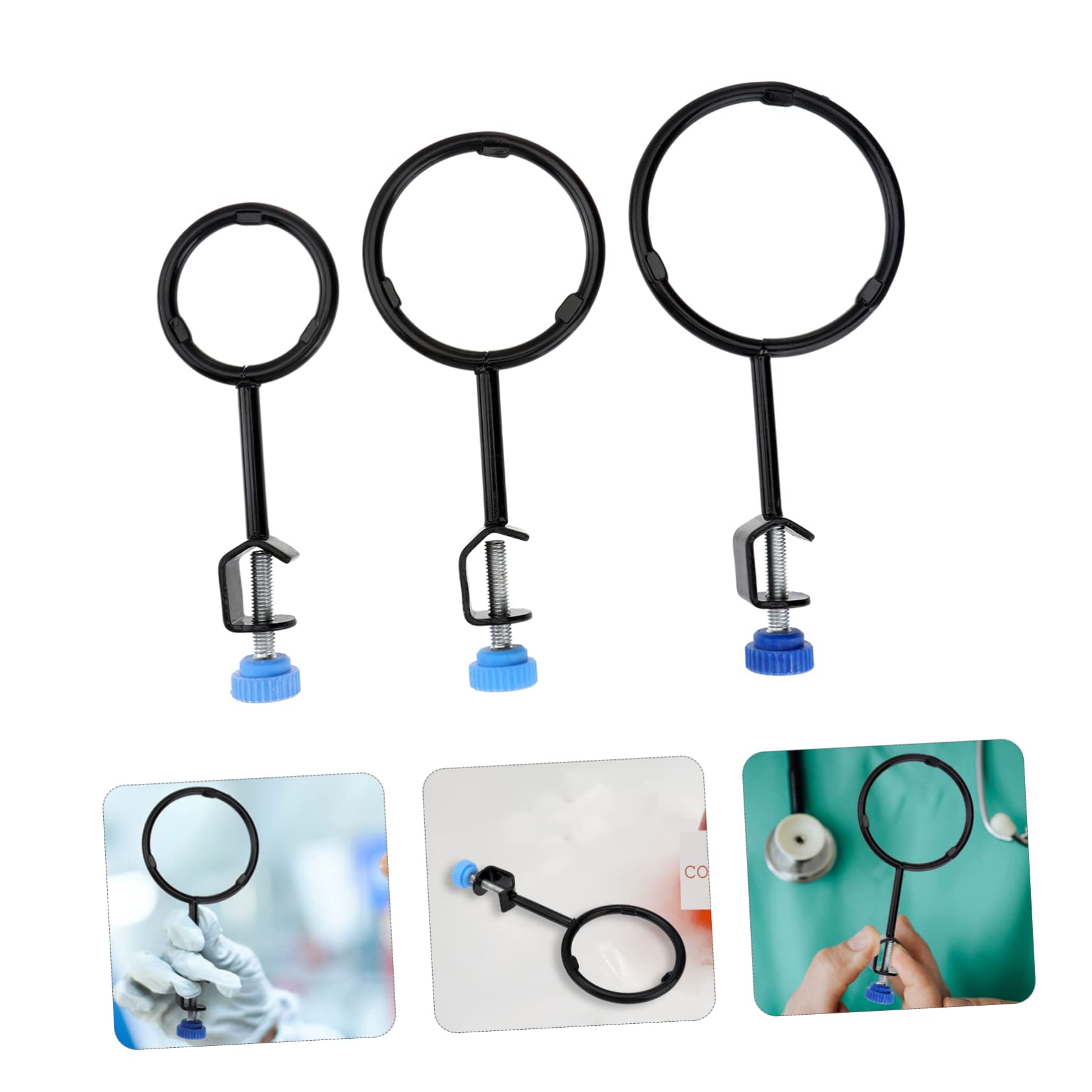 Retort Stand With Clamp 3-Piece Laboratory Retort Stand Set - Iron ...