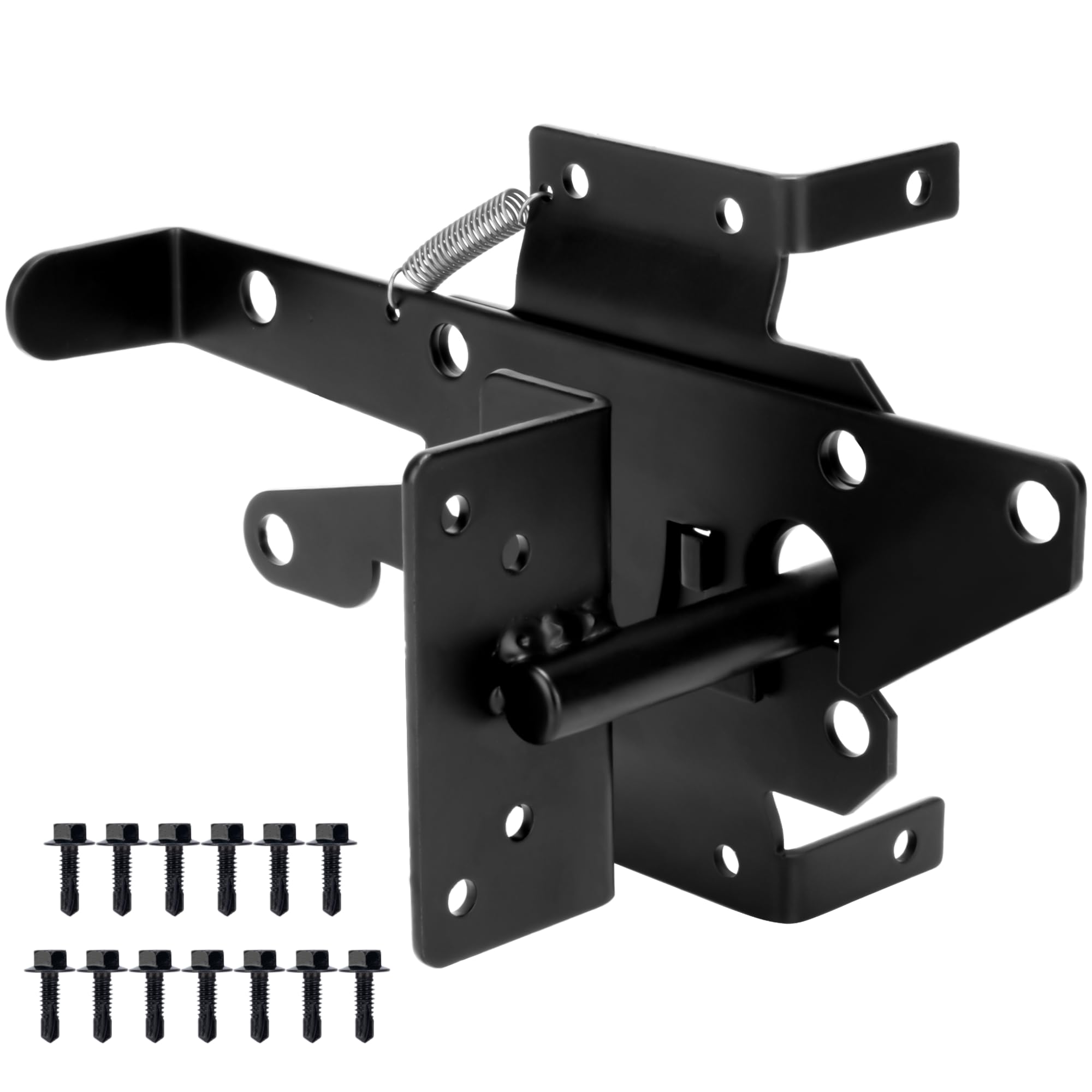 Triple Deer Self Locking Fence Gate Latch Heavy Duty Vinyl | Desertcart ...