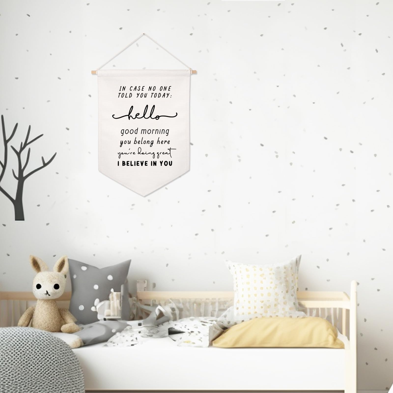 Snapklik.com : In Case No One Told You Today Banner, You Belong Here ...