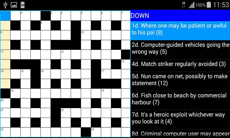 Cryptic Crosswords : ACE Vol1 - App on Amazon Appstore