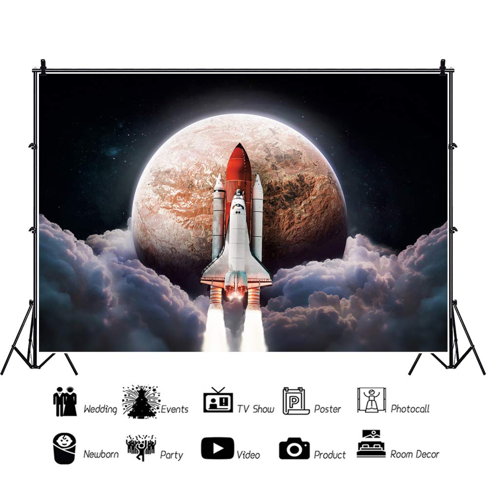 Space Shuttle Launch White Background