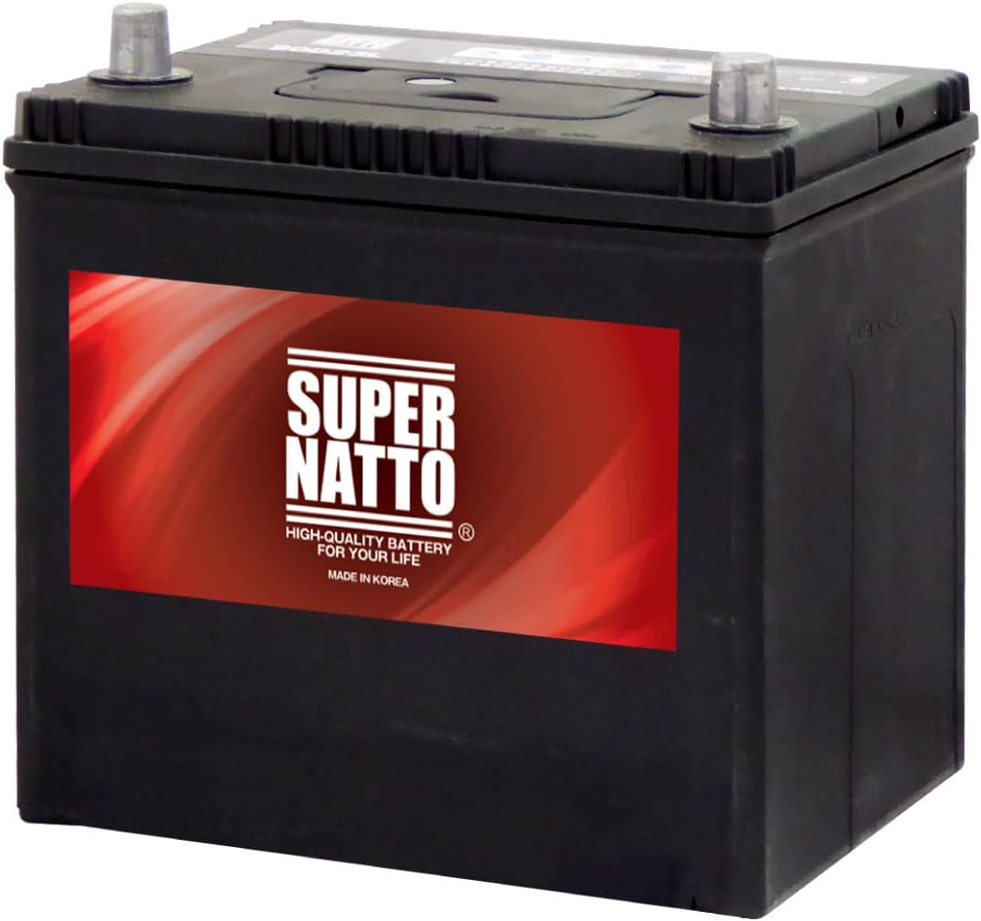 Amazon | SUPER NATTO （スーパーナット）自動車用バッテリー（充電制御車対応)90D23L バッテリー無料回収チケット付き (55D23L,60D23L,65D23L ...